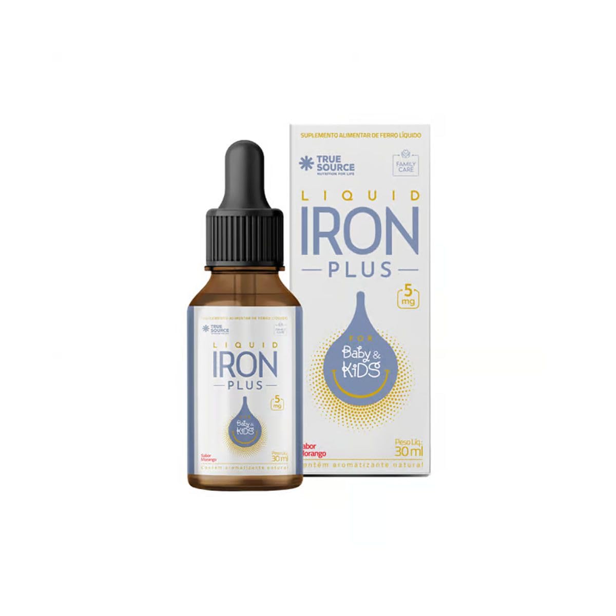 Liquid Iron Plus 30 ML - True Source | Amazon.com.br