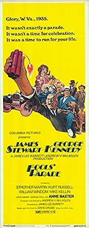 FOOLS' PARADE original 1971 14x36 insert movie poster JAMES STEWART ...