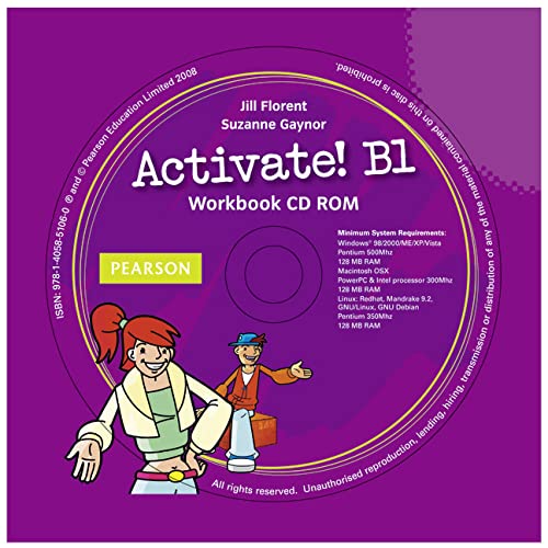 Activate! B1 Workbook CD-Rom for pack : Florent, Jill, Gaynor, Suzanne ...