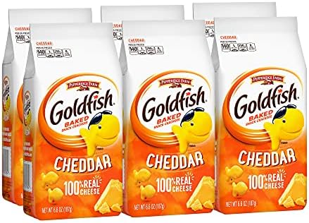 Amazon.com: Pepperidge Farm Goldfish, Cheddar, 6.6-ounce bag (pack of 6)