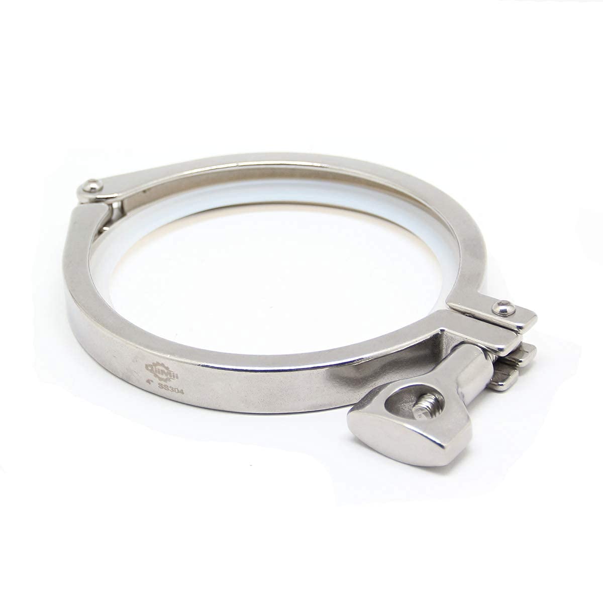 Snapklik.com : QiiMii Stainless Steel 304 Single Pin Heavy Duty Tri Clamp