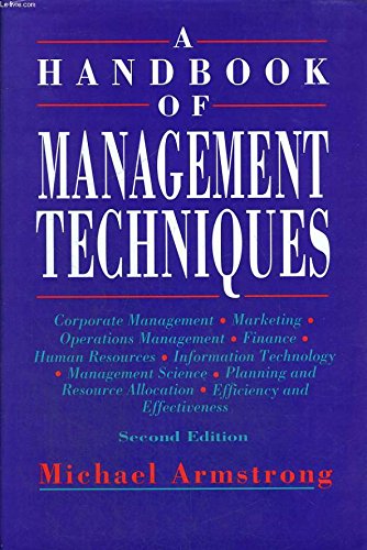 A Handbook of Management Techniques: Armstrong, Michael: 9780749407025 ...