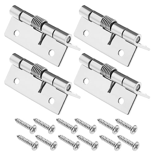 Create idea 4PCS Self-Opening Spring Hinges 304 Stainless Steel Self ...