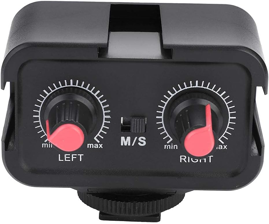 Amazon.com: Camera Mic Audio Mixer,WS-V2 2 Channel Universal Microphone ...