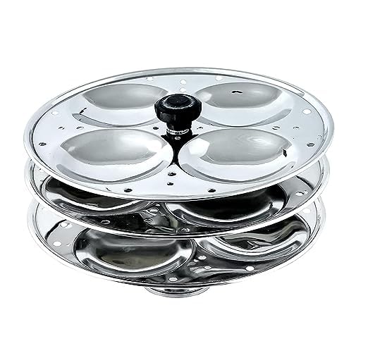 3 Plate Stainless Steel Idli stands for a 3-liter cooker. Idli Maker ...