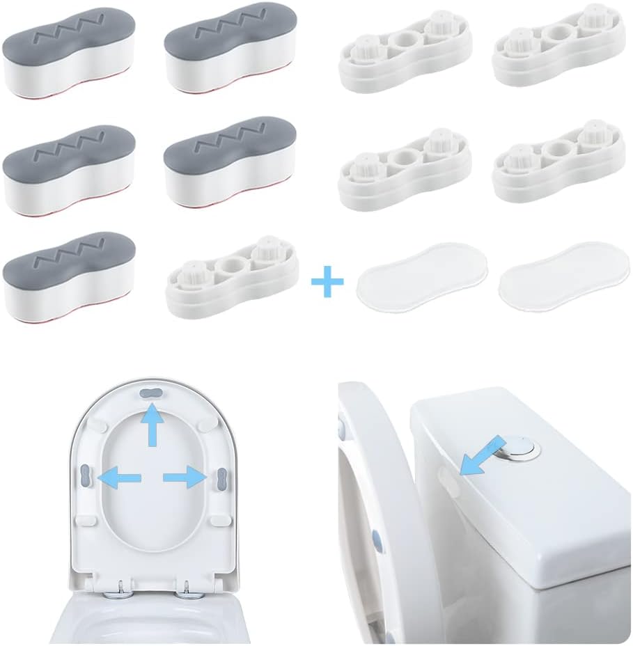 In My Bathroom | Bumpy Bumpers Toilet Seat Spacers (Sanitary Toilet ...