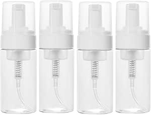 Amazon｜Quikaboo 透明フォームポンプボトル 泡ボトル 泡ポンプボトル 詰め替え容器 泡ポンプ ポンプ ボトル 詰め替えボトル 携帯 100ml｜ソープ・シャンプー用ディスペンサー ...