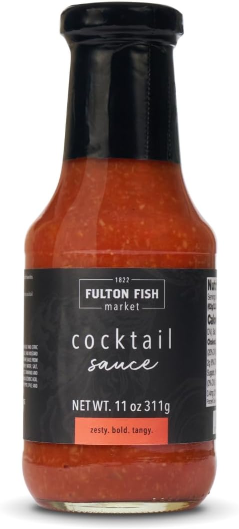 Amazon.com : Fulton Fish Market Shrimp & Seafood Cocktail Sauce - Zesty ...