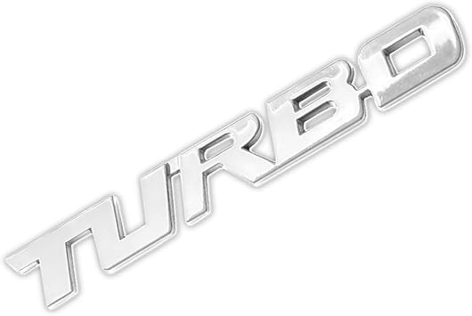 Amazon.com: Turbo Car Emblem, 3D Metal Turbo Badge for Auto Side Body ...