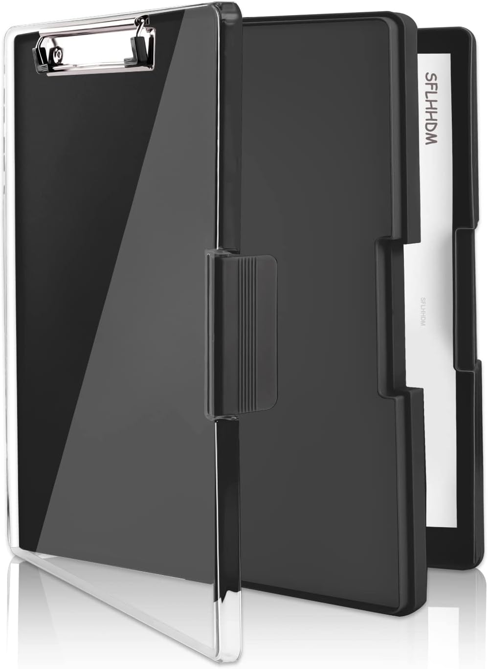 Clipboard with Storage,Heavy Duty Clip Boards 8.5x11 with 2 Storage ...