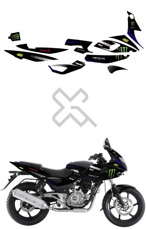 Grayfixx Pulsar 220F Full Body Graphics | Pulsar 220 Full Sticker ...