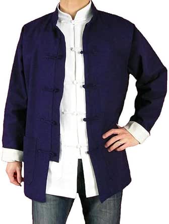 Fine Linen Blue Kung Fu Martial Arts Tai Chi Jacket Coat Tailor Custom ...