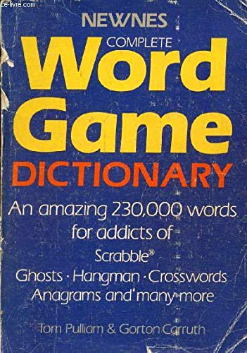 Complete Word Game Dictionary: Pulliam, Tom: 9780600332633: Amazon.com ...