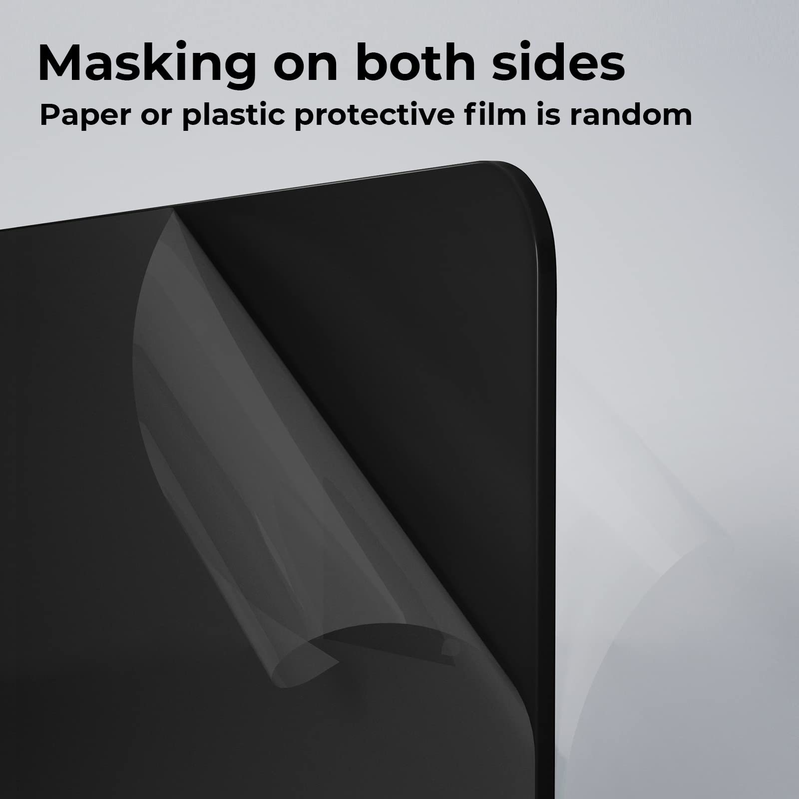 Snapklik.com : xTool Selected Black Opaque Glossy Acrylic Sheets, 12 X ...