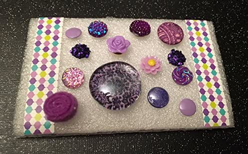 Amazon.com: Resin Flower Tacks, Glass Tack, Fabric Tacks, Felt Tack ...