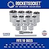 Amazon.com: ROCKETSOCKET | 13 Piece Impact Grade Extraction Socket Set ...