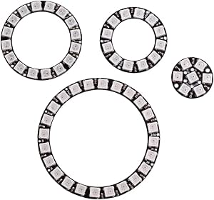 Amazon.com: Sparkleiot 7 Bits/12 Bits/16 Bits/24 Bits WS2812 RGB LED ...