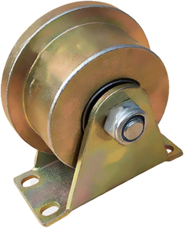 Amazon.com: SaVgu Castor Wheels, Sliding Gate Roller with Bracket,Heavy ...