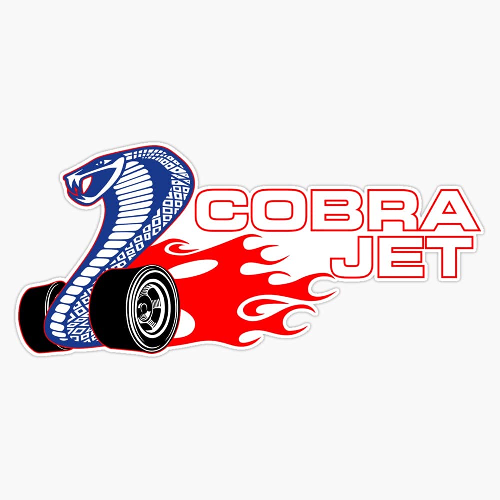 Amazon.com - Cobra Jet Bumper Sticker Window Vinyl Decal 5"