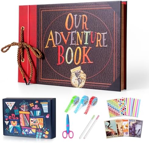 Amazon.com: INNOCHEER Adventure Book with Embossed Cover, Large 12.3 x ...