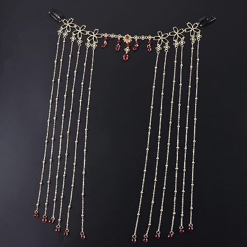 Amazon.com : Kopida Long Tassel Veil Chinese Hanfu Hairwear Crystal ...