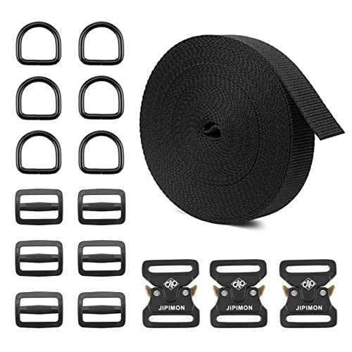 Snapklik.com : JIPIMON Nylon Strap, 1 Inch Webbing Nylon Strap