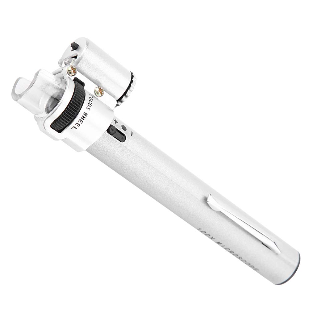 Pen microscope MicroPen, 100X Mini LED Magnifier Microscope Jewelers ...