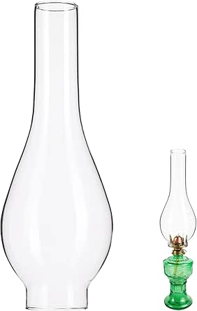 Garneck Globe Oil Lamp Oil Lamps 1pc Clear Oil Lamp Chimney, Diameter ...