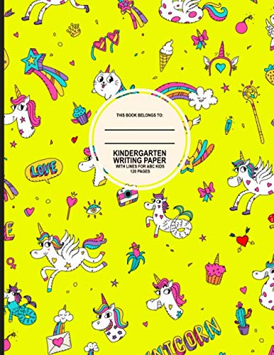 PRIMARY WRITING PAPER WITH PICTURE BOX: Cute Composition Notebook with ...