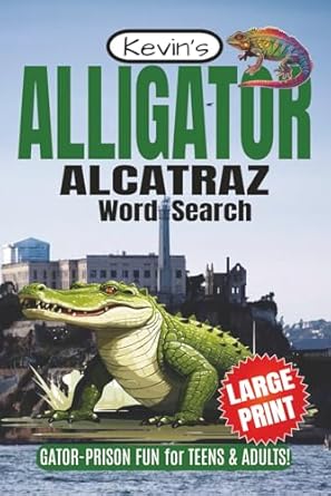 Alligator Alcatraz Word Search Puzzle Book: Word Searches, with Easy to ...