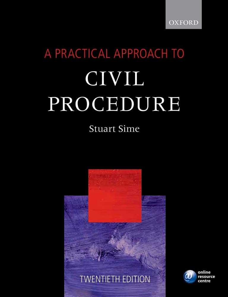Buy Practical Approach to Civil Procedure (A Practical Approach) Book ...