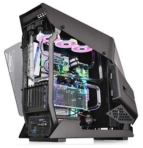 Thermaltake AH T600 Helicopter Styled Open Frame Tempered Glass Swing ...