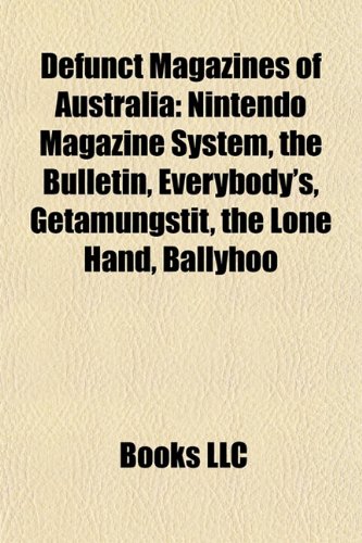 Amazon.co.jp: Defunct Magazines of Australia: Nintendo Magazine System ...