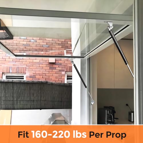 Snapklik.com : PAMAGOO 20 Inch 200 Lbs Gas Strut Shocks, 890 N Per Prop