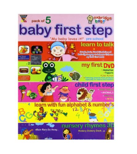 Baby First Step (Pack of 5 DVDs - Learn to Talk/My First DVD/Child ...