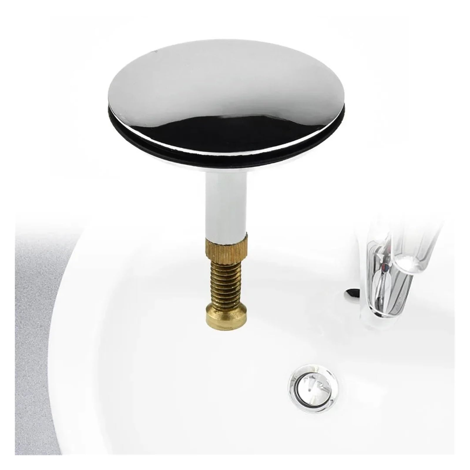 Snapklik.com : Drain Plug, 43mm Bathtub Plug Adjustable Bath Pop Up ...