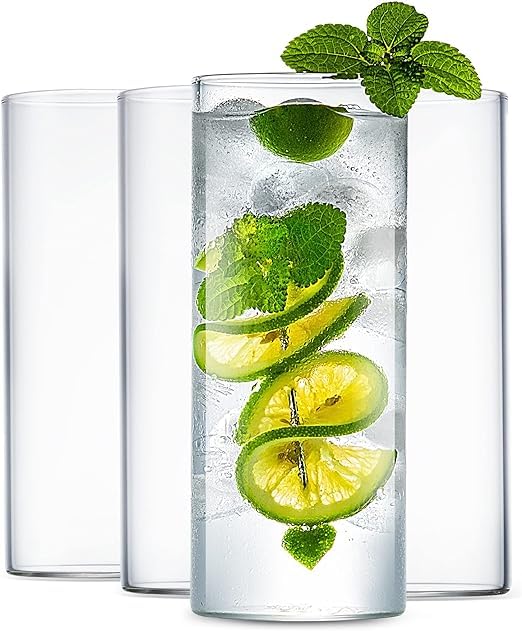 Buy MGLASS- Drinking Glass - Glass Set - 450 ml Drinking Glasses, Iced ...