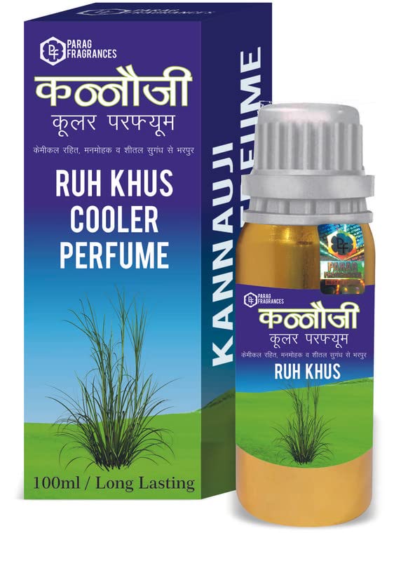 Parag Fragrances Ruh Khus Cooler Perfume, 100g With Dropper/Kannauji ...