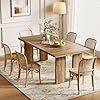 Amazon.com - LITTLE TREE 71-Inch Dining Table, Rectangular Wooden ...