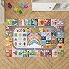 Amazon.com: Bilingual Spanish English Learning ABC Area Rug, Alfombra ...