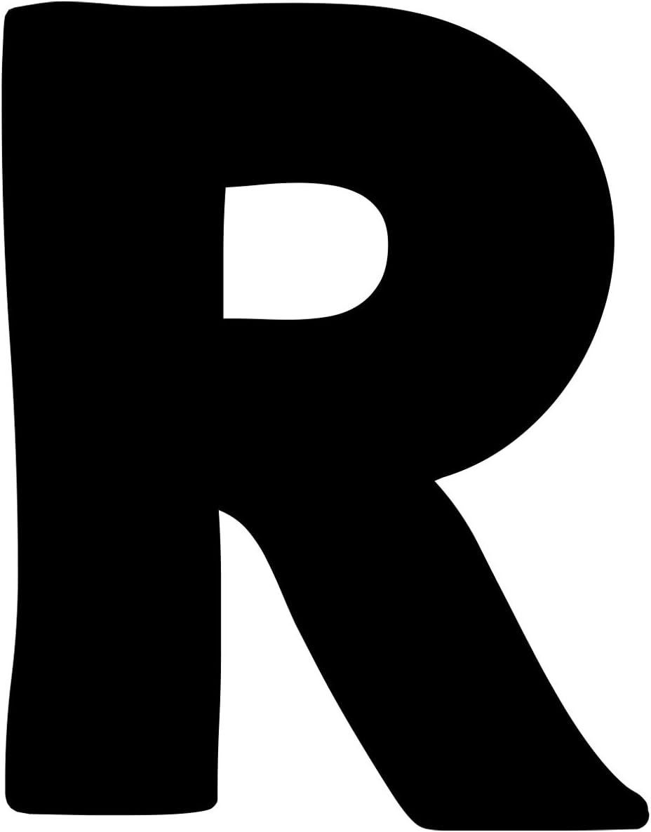 Amazon.co.jp: 一文字からの R フォント Anthology Lサイズ 10cm×10cm 一文字からの ステッカー mojis ...