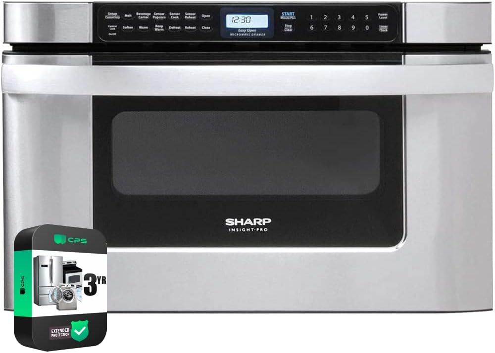 Amazon.com: Sharp SMD2470ASY 24-Inch 1.2 cu. Ft. 950 W Stainless Steel ...