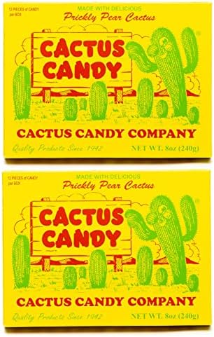 Amazon.com : 2 Set - Cactus Candy Company 1/2 LB Box Arizona Prickly ...