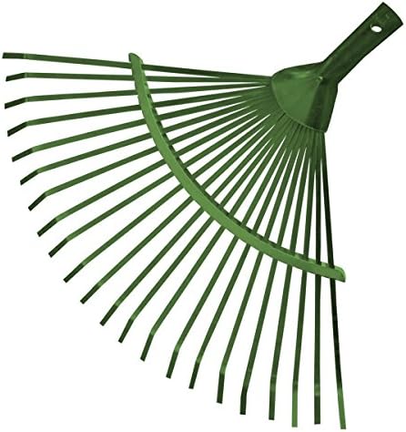 Laubharke Rechen aus Metall 42 cm : Amazon.de: Garten