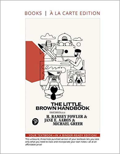 Amazon.com: Little, Brown Handbook, The - Loose-Leaf Edition (14th ...