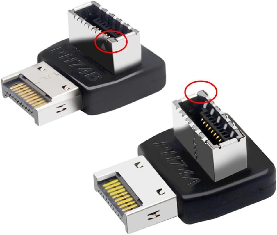 Amazon.com: chenyang 2 Pack USB 3.1 Type-E Front Panel Socket ...
