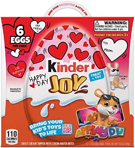 Amazon.com: Kinder JOY, Egg - 6 pack, 4.2 Ounce : Grocery & Gourmet Food