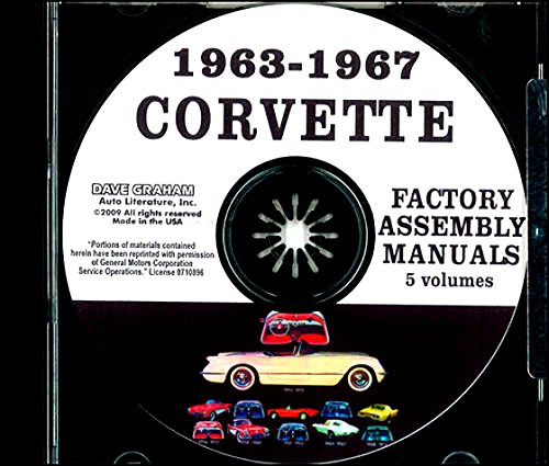 FULLY ILLUSTRATED 1963 1964 1965 1966 1967 CHEVROLET CORVETTE FACTORY ...