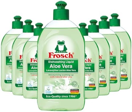 Amazon.com: Frosch Aloe Vera Hand Soap Dishwashing Liquid, 500 ml (Case ...