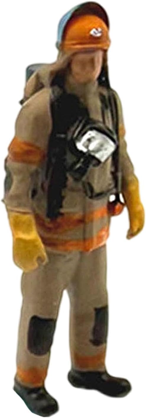 Amazon.com: Simhoa 1/64 Scale Firefighter Figure,Realistic Collectibles ...